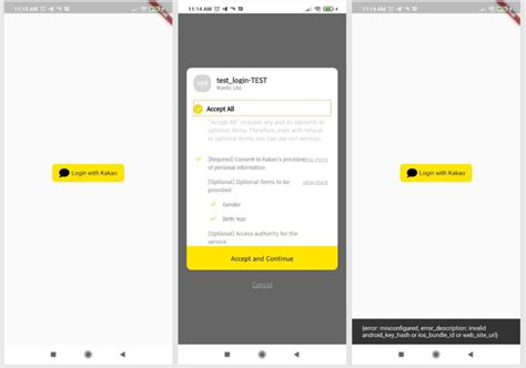 Error Misconfigured Errordescription Invalid Androidkeyhash Or