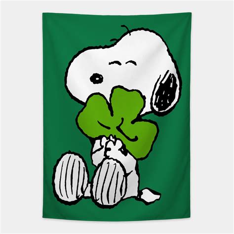 Snoopy Shamrock Hug By Oniside Ilustraciones Dibujos Ternurita