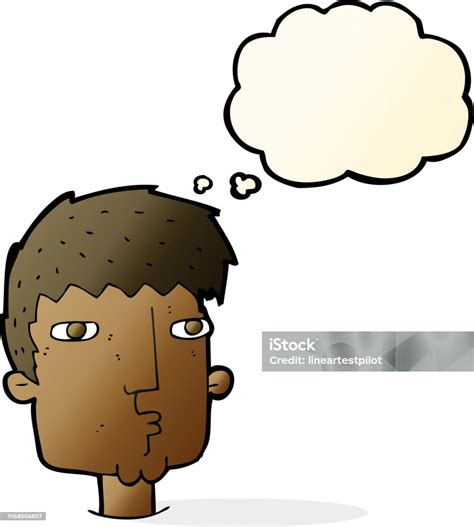 말풍선이 있는 호기심 많은 남자 만화 캐릭터 그라데이션에 대한 스톡 벡터 아트 및 기타 이미지 그라데이션 낙서 드로잉 남자 Istock