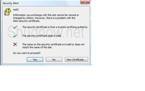 Solved Outlook Getting Certificate Error When Connecting To Exchange Experts Exchange