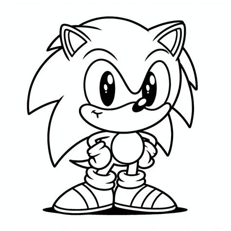 Coloriage Sonic à Imprimer Et Dessin
