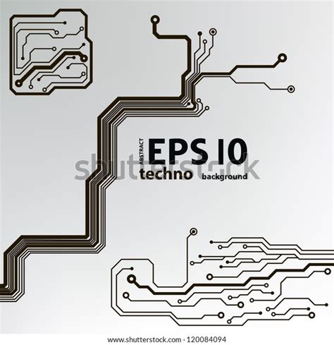 Circuit Board Pattern Abstract Technology Circuit Stock Vector Royalty Free 120084094