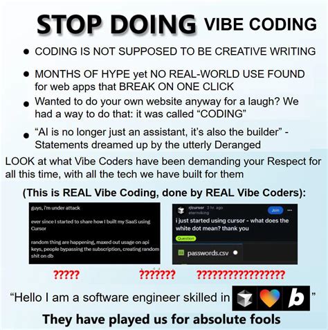 The Developer Stopdoingvibecoding Facebook
