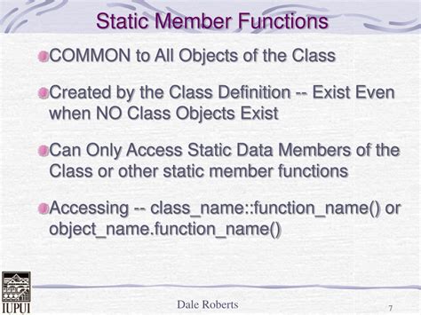 Ppt Static Data Members And Functions In C Powerpoint Presentation Id9540381