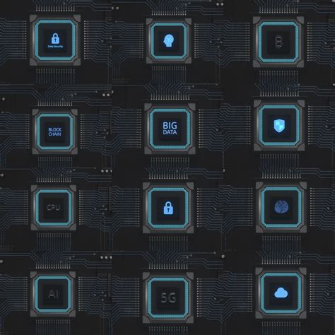 C D Octane CPU Chip Core Capacitance Scifi Circuit Board Model TurboSquid