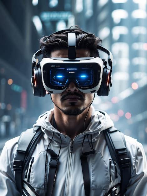 Premium Photo Illustrations Of Humans Using Virtual Reality Feel Of