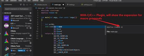 Show Macro Definition For Macro Completion Proposal Issue 1485