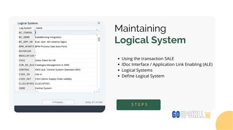 How To Transport Logical System In SAP GoUpSkill Me