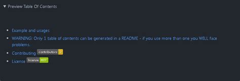 Toc Generator Action A Github Action To Generate A Table Of Contents