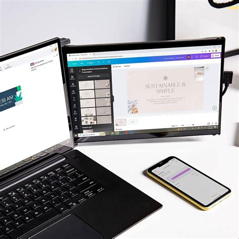 MP Mobile Pixel Portable Laptop Monitor Duex Max DS 14 1 USB C C A HDMI Cable Black Buy