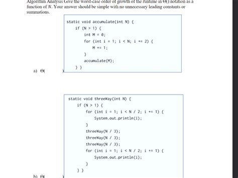 Solved Static Void Threeway Int N If N For Int Chegg