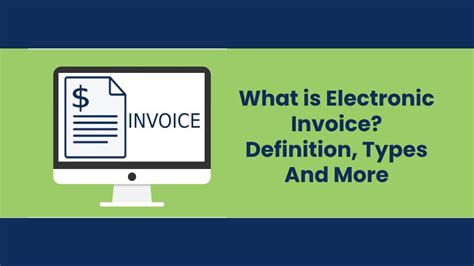 What Is Electronic Invoice Definition Types And More 2023