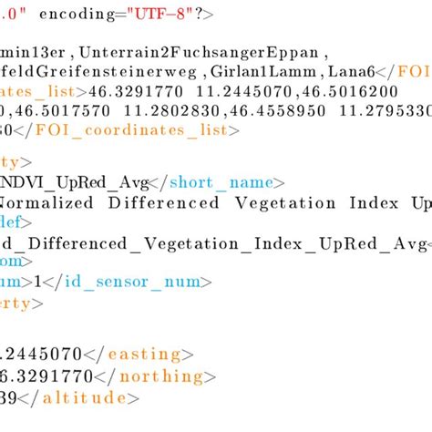 creation of the configuration file the xml fragment shows an example
