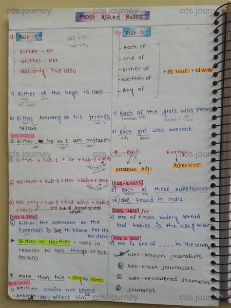 Cds Journey English Notespdf Pdf