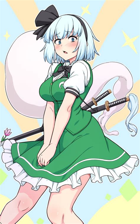Konpaku Youmu Touhou Drawn By Kakone Danbooru