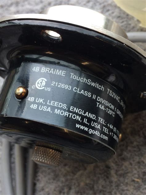 4b Components Ts2v4c Touchswitch 24vdc Belt Alignment Sensor Nos New Old Stock Ebay