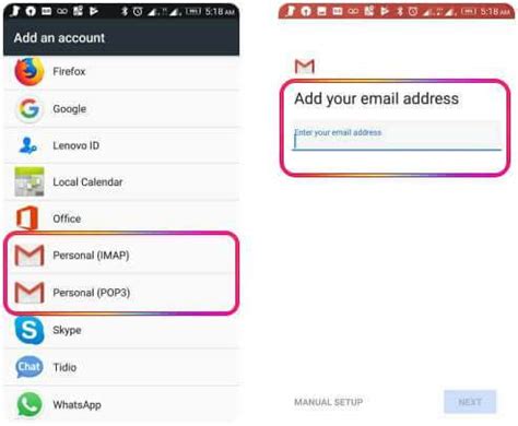 How To Set Up SBCglobal Email On Android SBCglobal Net Email Settings
