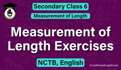 Measurement Of Length Exercises Mathematics Gurukul Goln English