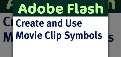 how to create a movie clip symbol in adobe flash adobe flash wonderhowto
