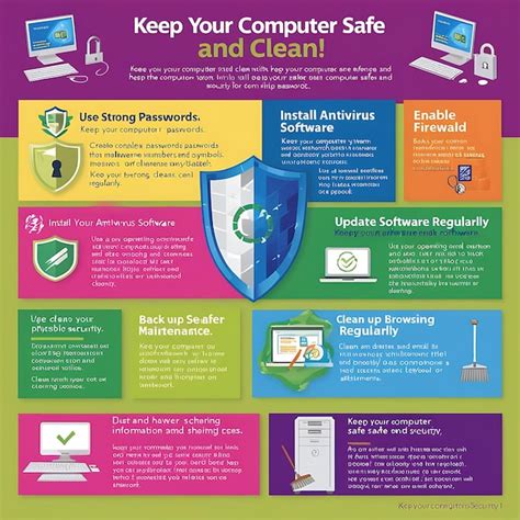 Comprehensive Guide To Keep Your Computer Safe And Clean Premium AI Generated Image