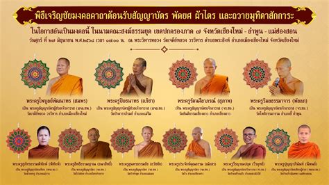 พิธีเจริญชัยมงคลคาถาต้อนรับสัญญาบัตร พัดยศ ผ้าไตร และถวายมุทิตาสักการะในโอกาสอันเป็นมงคลนี้ ใน