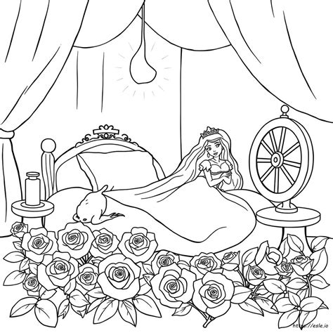 Dibujos Para Colorear De Disney La Bella Durmiente