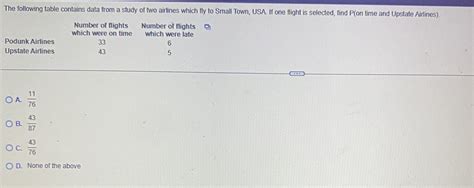 [solved] how do i solve this kind of problem the following table contains course hero