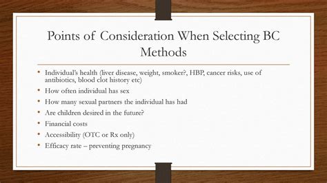 Evaluating FDA Approved Contraceptive Methods Ppt Download