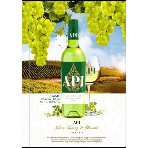 Jual Anggur Hijau Api Orang Tua 620ml Shopee Indonesia