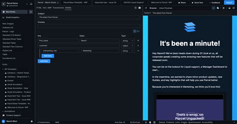 Personalization Parcel Documentation