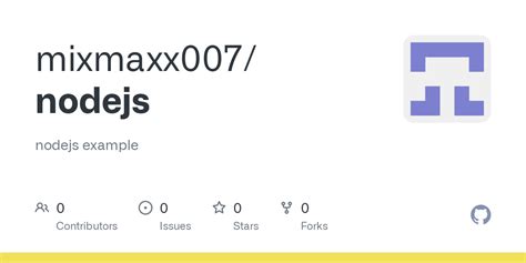 Github Mixmaxx007nodejs Nodejs Example