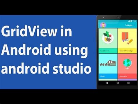 How To Add GridView In Android Using Android Studio YouTube