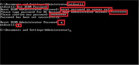 How To Reset Dsrm Password