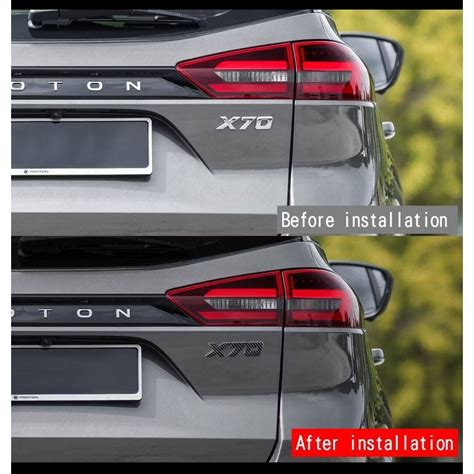 Proton X70 Proton X50 Logo Emblem Matte Black Shopee Malaysia