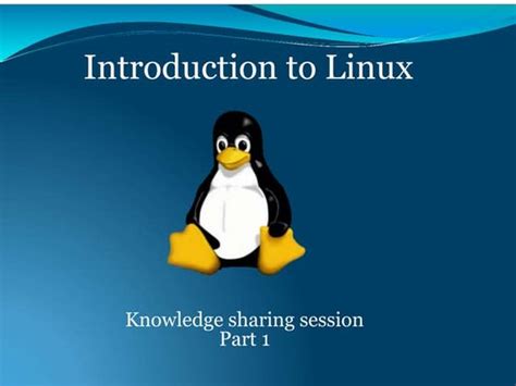 linux operating system ppt ppt