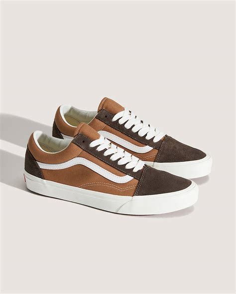 Old Skool Shoes In Brown Vans Uk