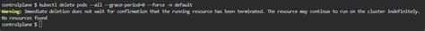 kubernetes kubectl delete geeksforgeeks