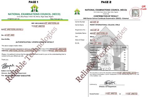 Process And Get Your Neco Certificate Electronic Copy Online 24 7