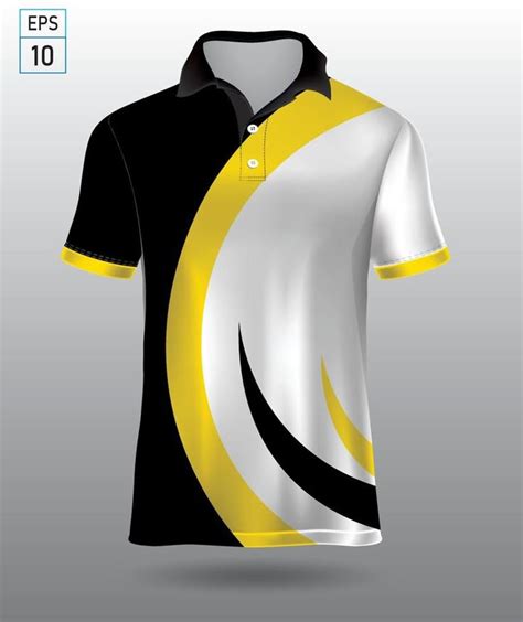 Sublimation Polo Shirt Templates Design Uniform Vector T Shirt Design