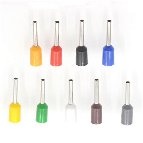 Badu Bg 100 бр Изолирани в тръба клеми за край на кабела Електрически клеми за кримпване