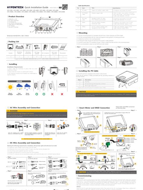 Hps Quick Installation Guide En 1 1 Pdf Electrical Connector Electrical Engineering