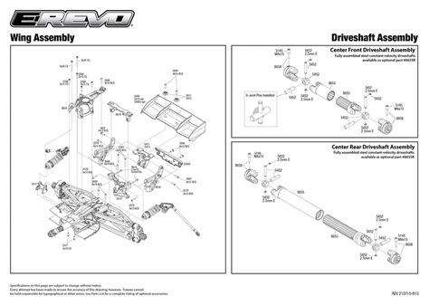 Traxxas E Revo Vxl Brushless Parts Exploded View 86086 4 — Adventure