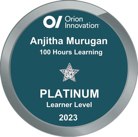 Anjitha Murugan On Linkedin Thankyou Learning Orioninnovation