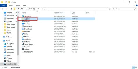 How To Show Hidden Filesfolder In File Explorer Windows Appdata