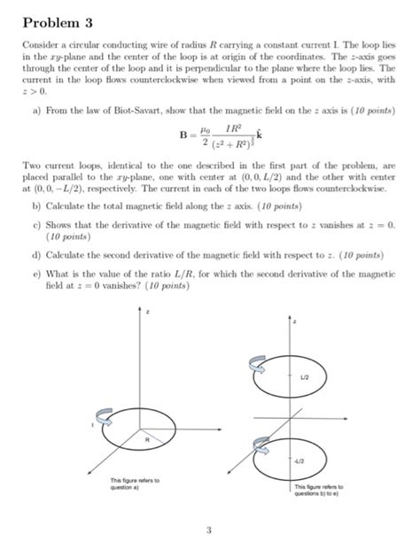 Solved Problem 3 Consider A Circular Conducting Wire Of