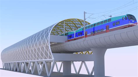 Bilevel Train Stations Bundle Ii 3d Model Turbosquid 2395802