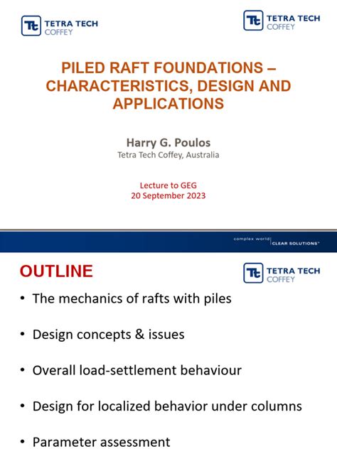 Piled Raft Foundations Pdf Deep Foundation Geotechnical Engineering