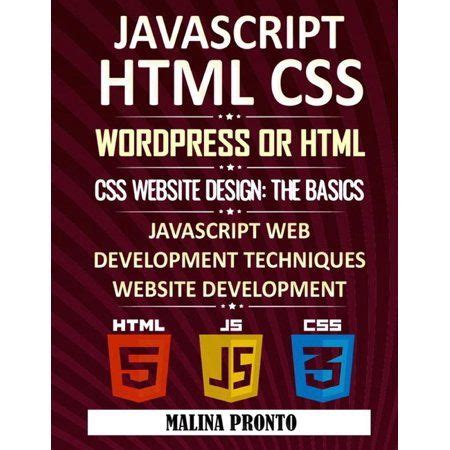 Javascript HTML CSS WordPress Or HTML CSS Website Design The