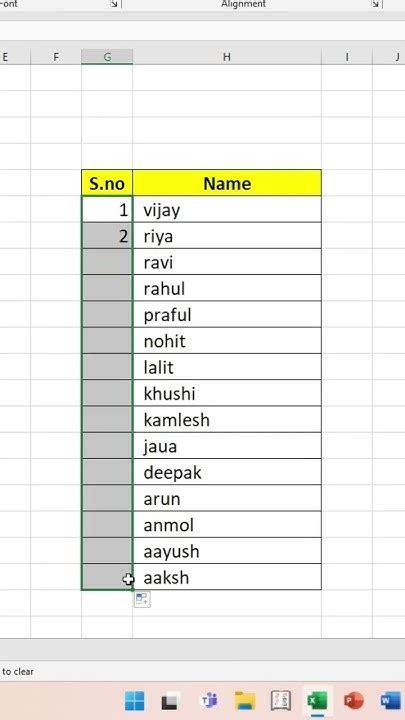 number series fill ms excel khansir exceltech microsoftoffice excelcharts excelworld trend