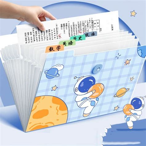 다층 투명 아코디언 정리함 문서 정리함 시험지 보관 폴더 A4 A4 파일 폴더 8 그리드 서류